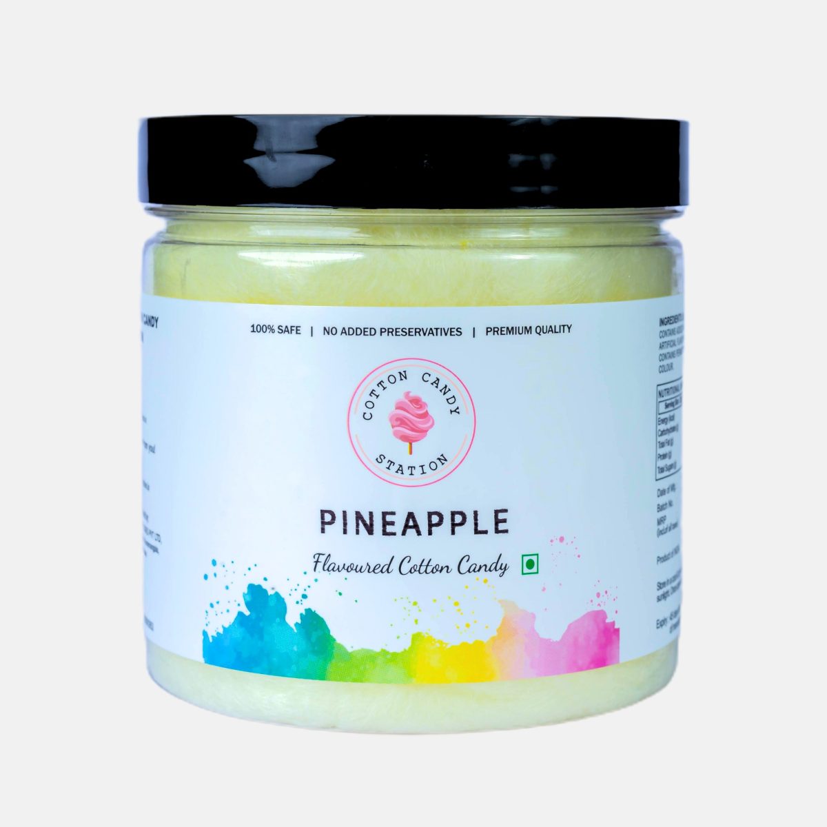 Pineapple Cotton Candy Tub – Cotton Candy Station