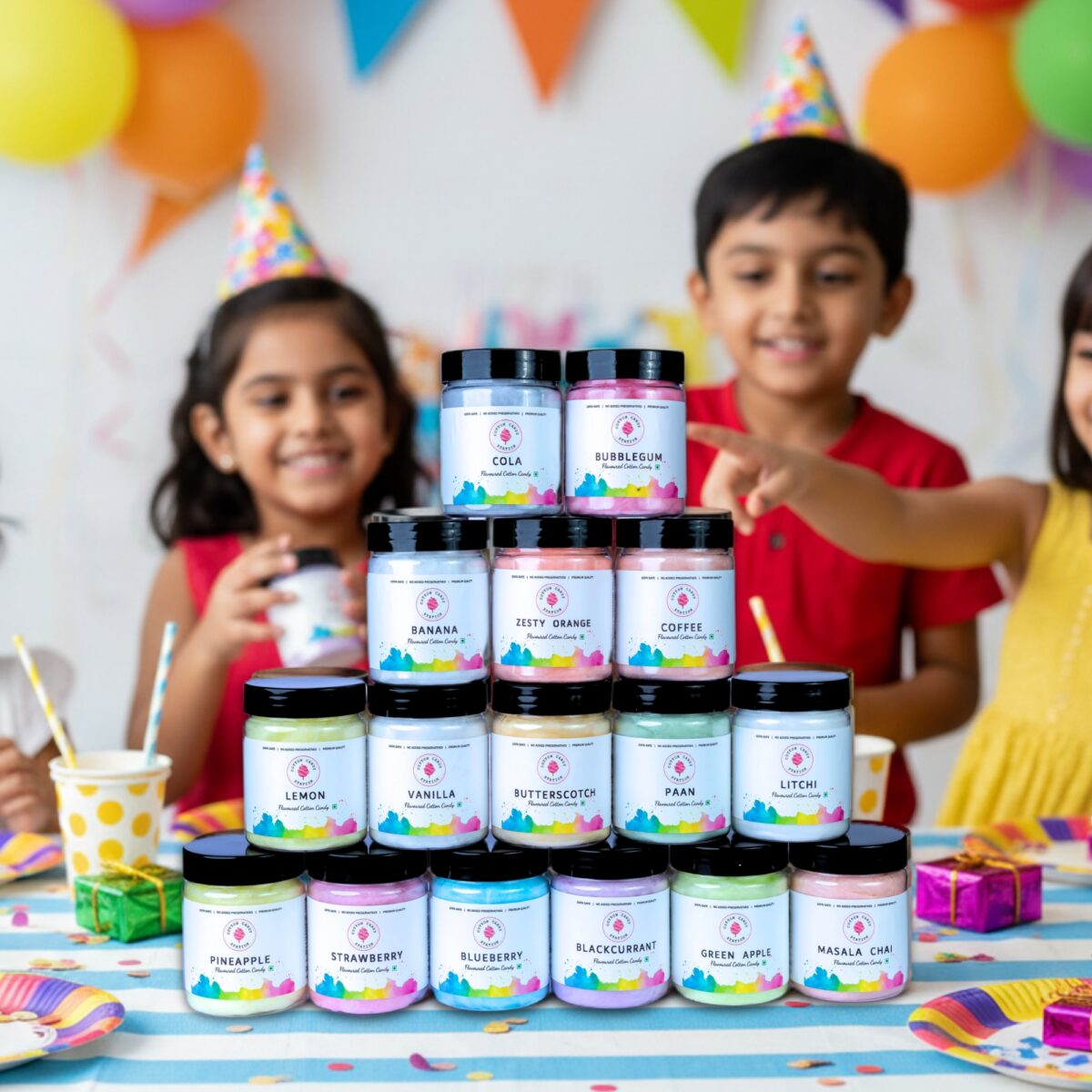 All Flavours – Pack of 16 – Cotton Candy Station